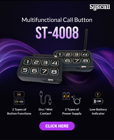 Syscall Global | Wireless Calling System, Call me Syscall
